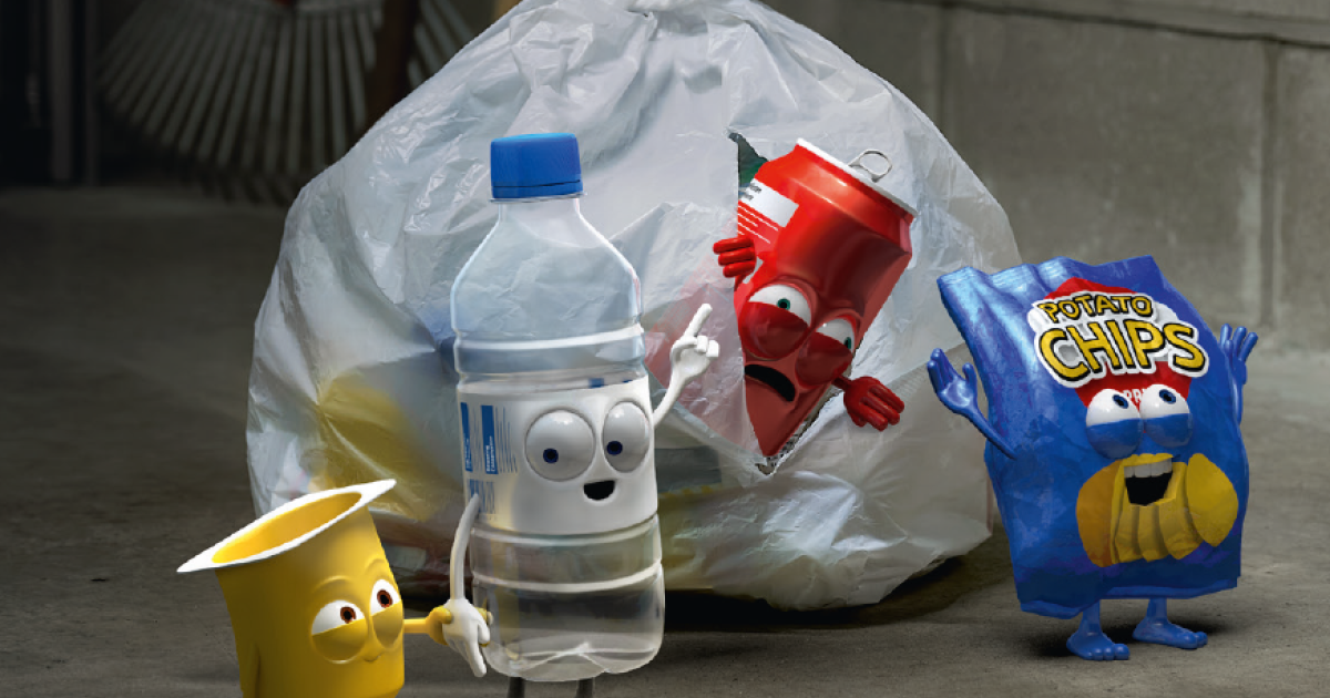 Don't throw closed up bags in the PMD bag - Better Sorting